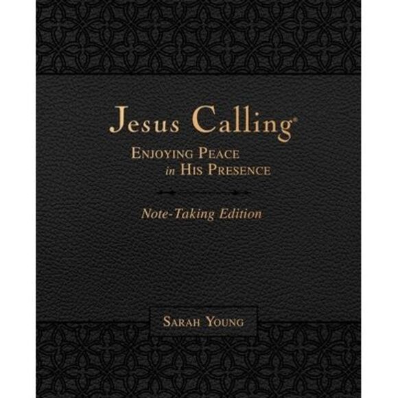 Sarah Young | Other | Jesus Calling Notetaking Edition Leathersoft Black With Full Scriptures ...